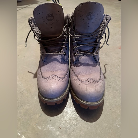 Timberland | Shoes | Gray Wingtip Timberland Boots | Poshmark